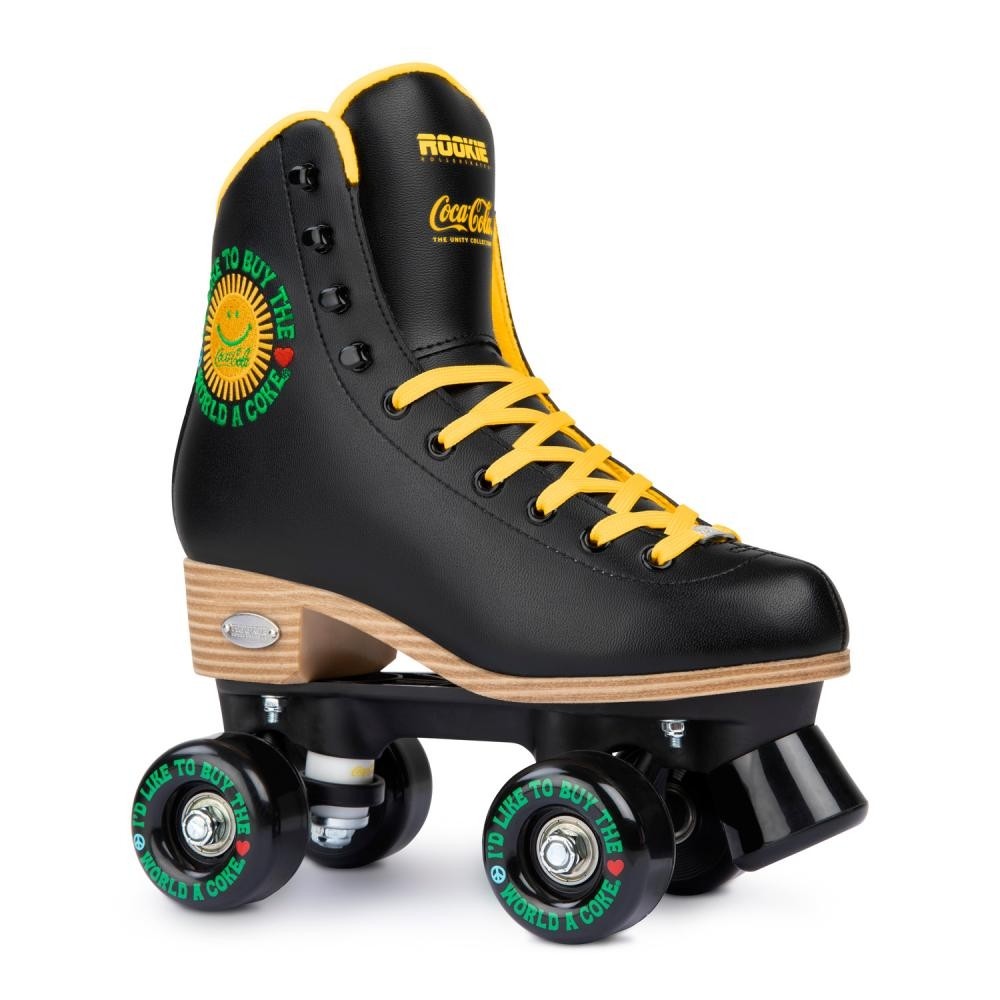 Rookie Coca-Cola Sunshine Roller Skates - Black | Skate Shop | GoSk8