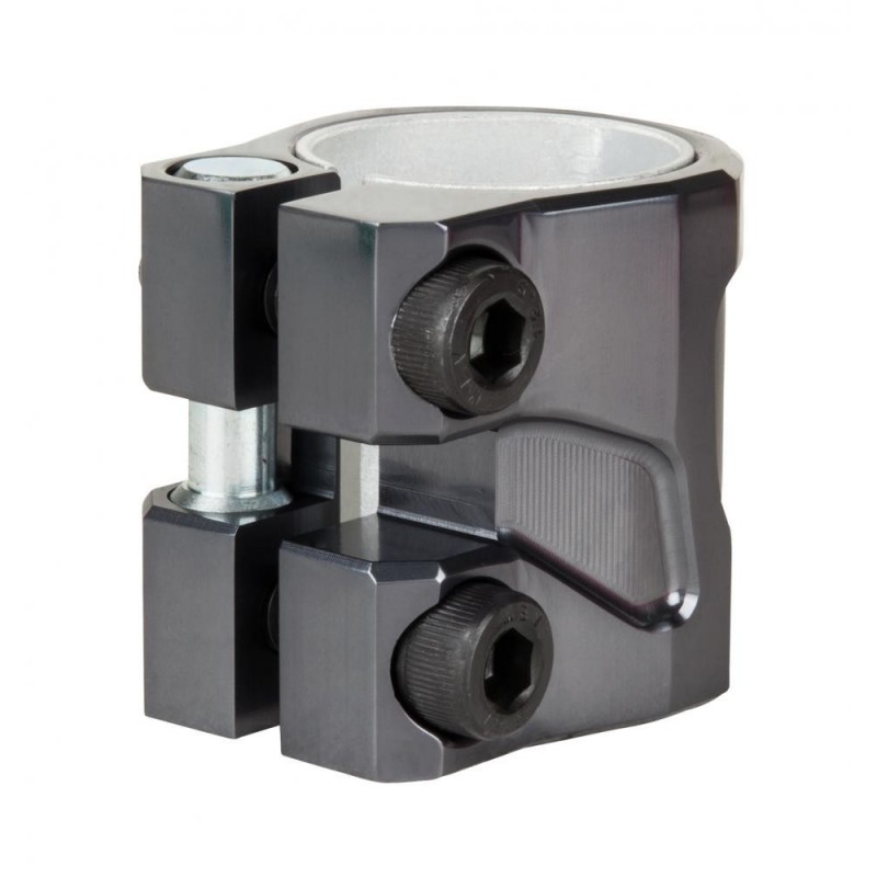 Addict Shield HIC Scooter Clamp Gun Metal | Scooter Clamps | GoSk8