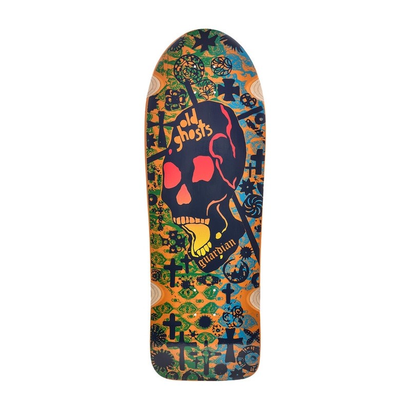 Vision Old Ghosts Guardian Skateboard Deck 10" - Orange | GoSk8