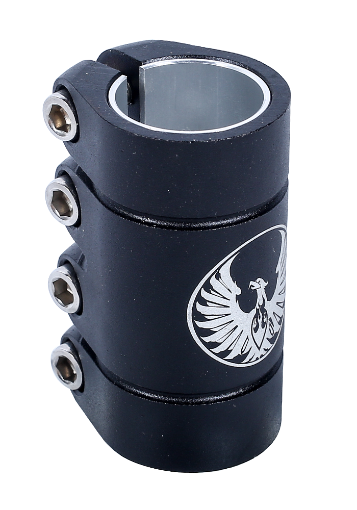 Phoenix Smooth SCS Scooter Clamp - Black | GoSk8 | Dublin