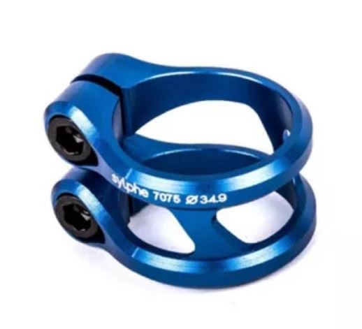 Ethic DTC Sylphe Double Scooter Clamp - Blue | GoSk8