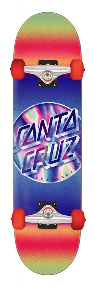 Santa Cruz Iridescent Dot Large Skateboard 8.25" - Multi